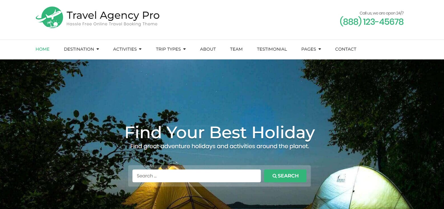 9 Best Travel Agency WordPress Elementor Themes